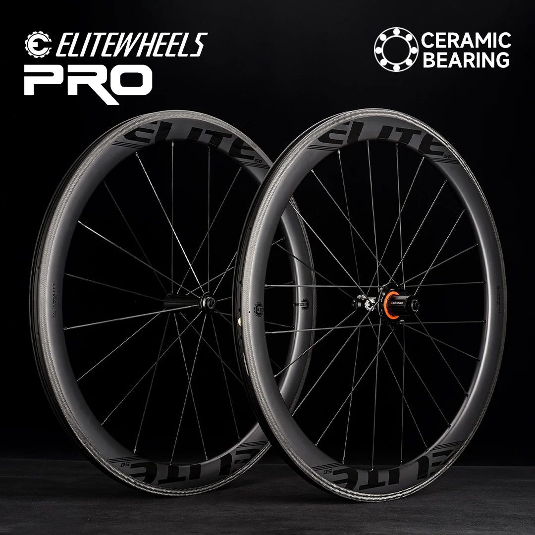 ELITEWHEELS-PRO-700c-Road-Carbon-Wheels-R10-Ceramic-Bearing-Or-Normal ...
