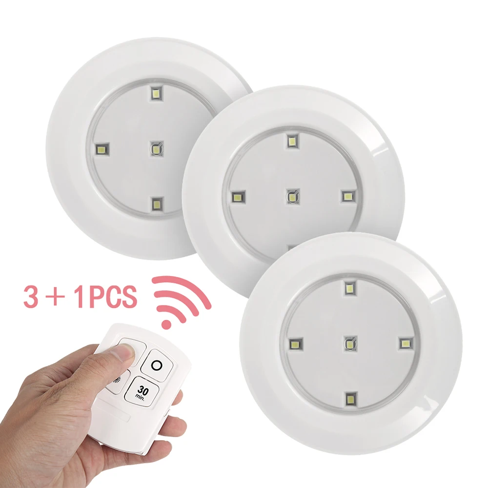 Led-Under-Cabinet-Lights-Wireless-Remote-Control-LED-Night-Light ...