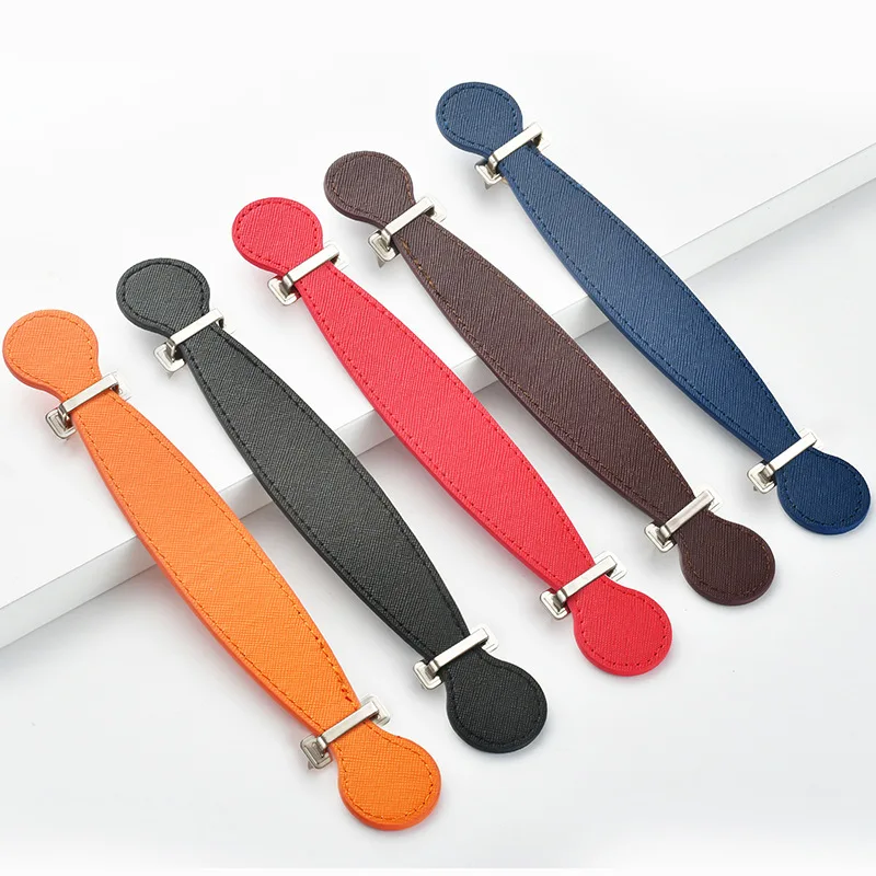 PU-Leather-Handle-Handle-Gift-Box-Wine-Box-Leather-Case-Handle-Mooncake ...