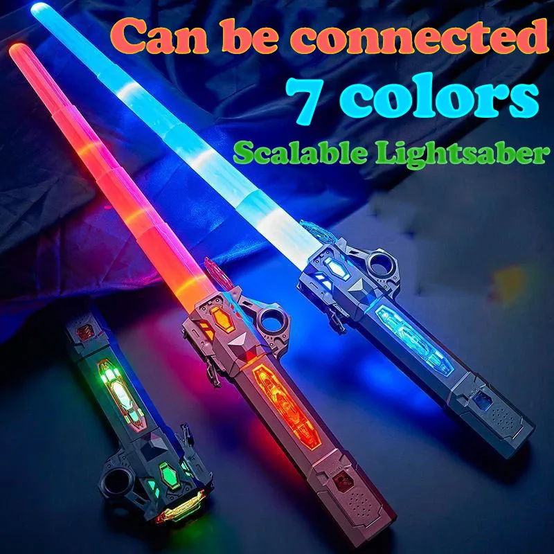 Retractable-Lightsaber-Finger-Rotating-Laser-Sword-Flash-Luminous ...