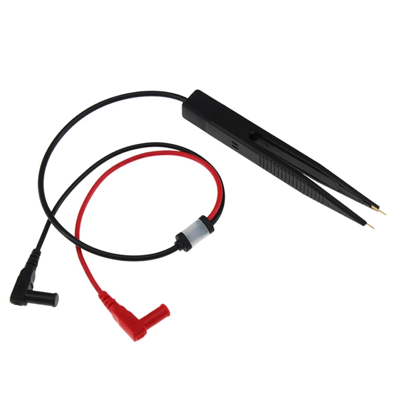 Smd smt chip clipe de teste lead probe multímetro digital medidor pinça ...
