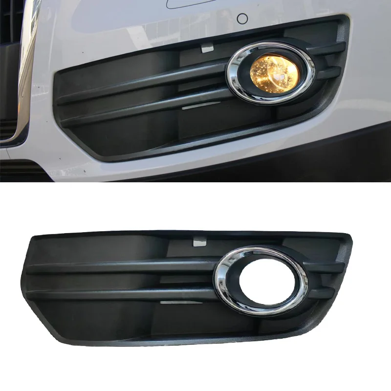 Front Bumper Fog Light Grill Fog Lamp Grille for Audi Q5 2009-2012 ...