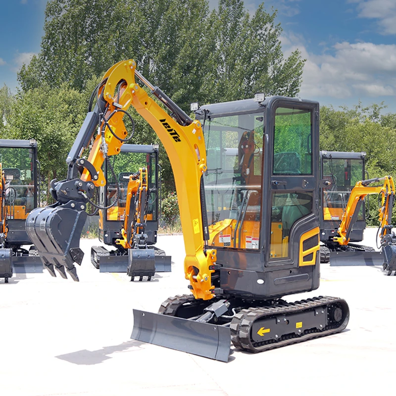 Hydraulic Crawler 1.8 T 2.0 Ton Micro Small Digger With 0.06 Cbm Bucket ...