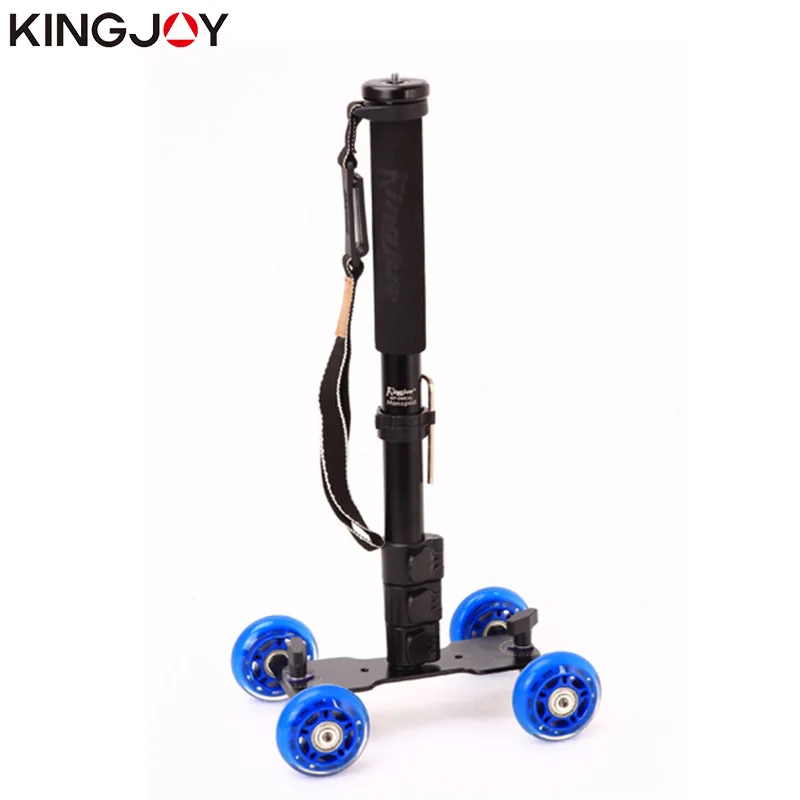 KINGJOY-VX-103-Aluminum-Photo-Video-Camera-Stand-Pulley-Four-Wheel ...