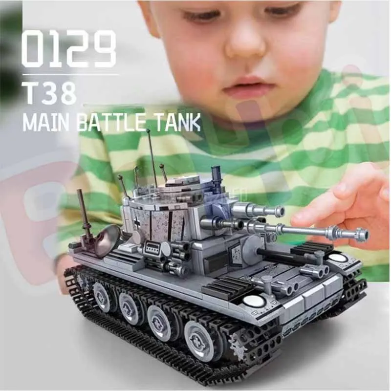 T85-T38-WW2-Military-Main-Battle-Tank-WW2-Building-Blocks-Collection ...