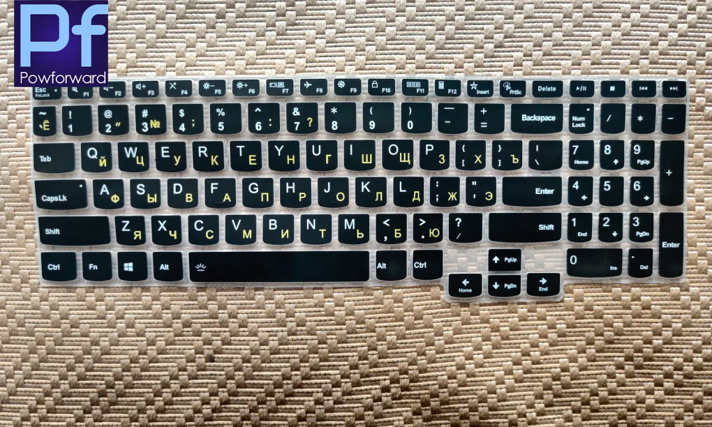 Russian-Korean-Arabic-Keyboard-Cover-Skin-Protector-for-Lenovo-IdeaPad ...
