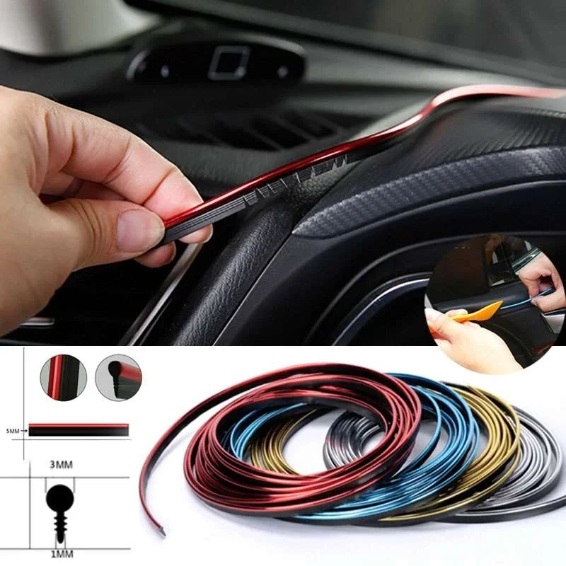 5M Car Interior Decoration Trim Thread Strip Car Styling Stickers Auto ...