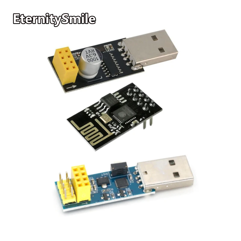 Esp01 Programmer Adapter Uart Gpio0 Esp-01 Adaptaterr Esp8266 Ch340g ...