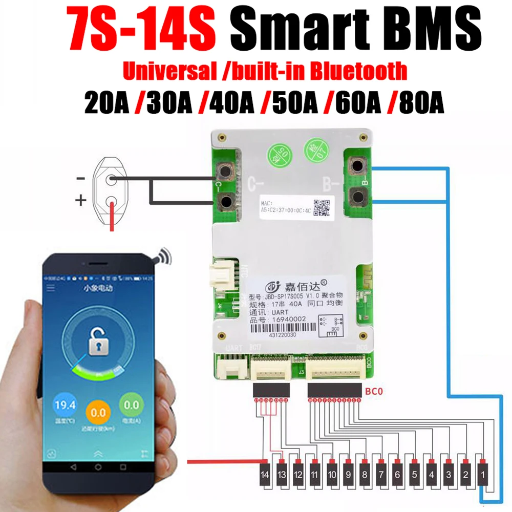 JBD-Bluetooth-Smart-BMS-7S-to-17S-10S-13S-14S-16S-Lithium-Battery ...