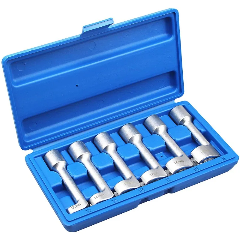 6pc-1-2-Diesel-Fuel-Injector-Line-Injection-Socket-Wrench-Spanner-Tool ...