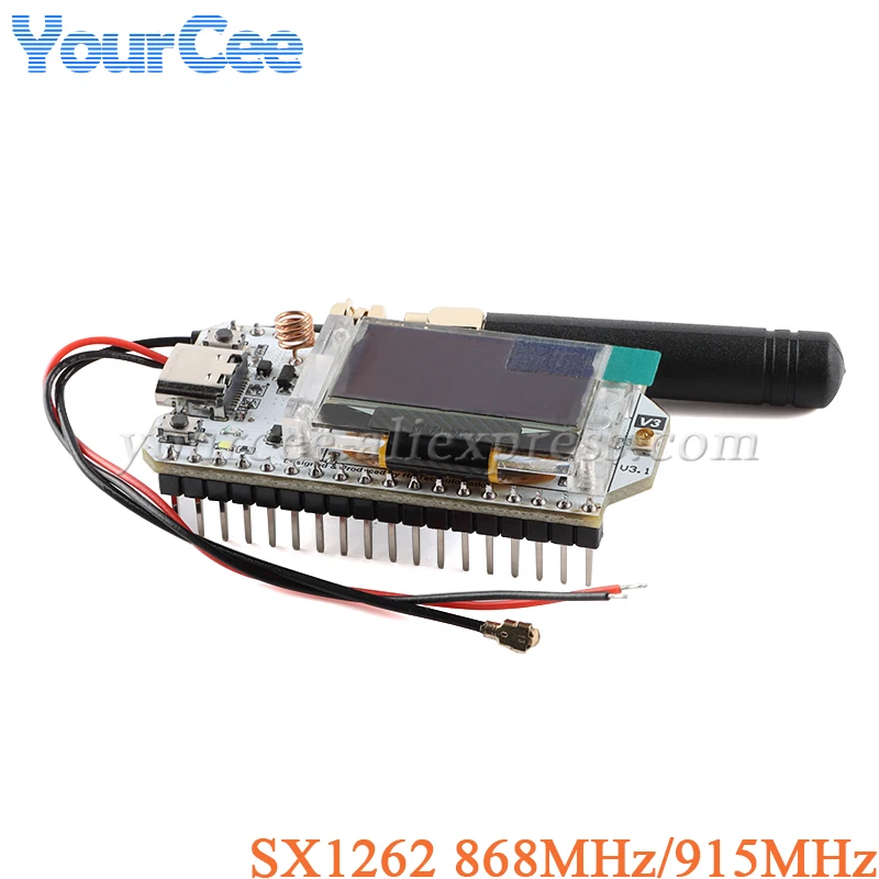 SX1262-868MHz-915MHz-LoRa-ESP32-Oled-Wifi-Wireless-Module-IOT-with ...