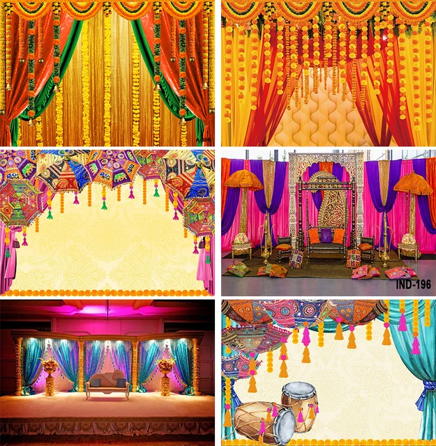 Indian Wedding Background Decorations