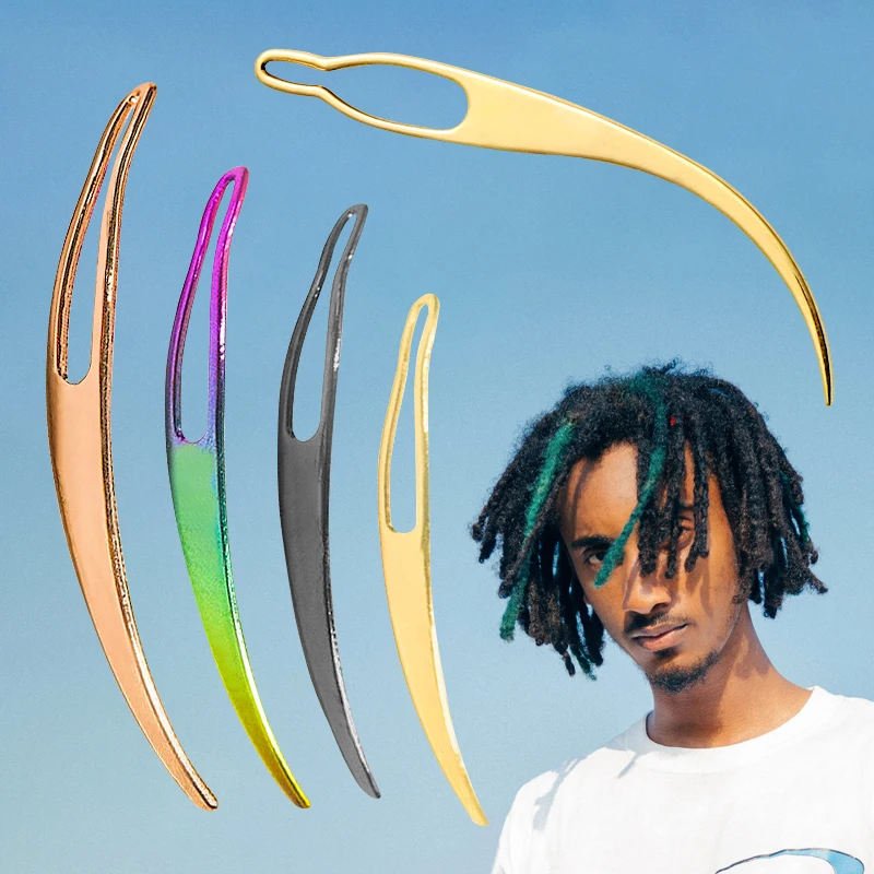 Dreadlocks-Curved-Hook-Weave-Hair-Needles-Creacent-Shape-Interlocking ...