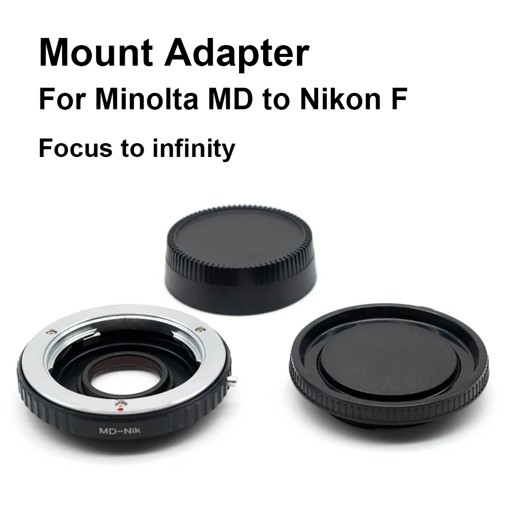 MD-Nik-F-For-Minolta-MD-mount-lens-Nikon-F-mount-camera-Mount-Adapter ...
