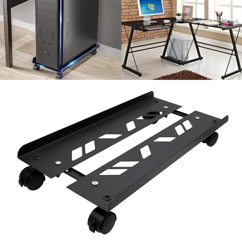 Computer-Host-Mobile-Stand-Adjustable-Computer-Tower-Stand-Mobile-CPU ...