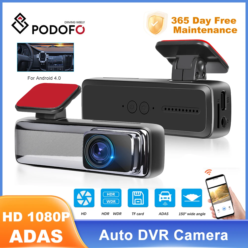 Podofo-Auto-DVR-Camera-HD-1080P-Video-Registrator-USB-Night-vision ...