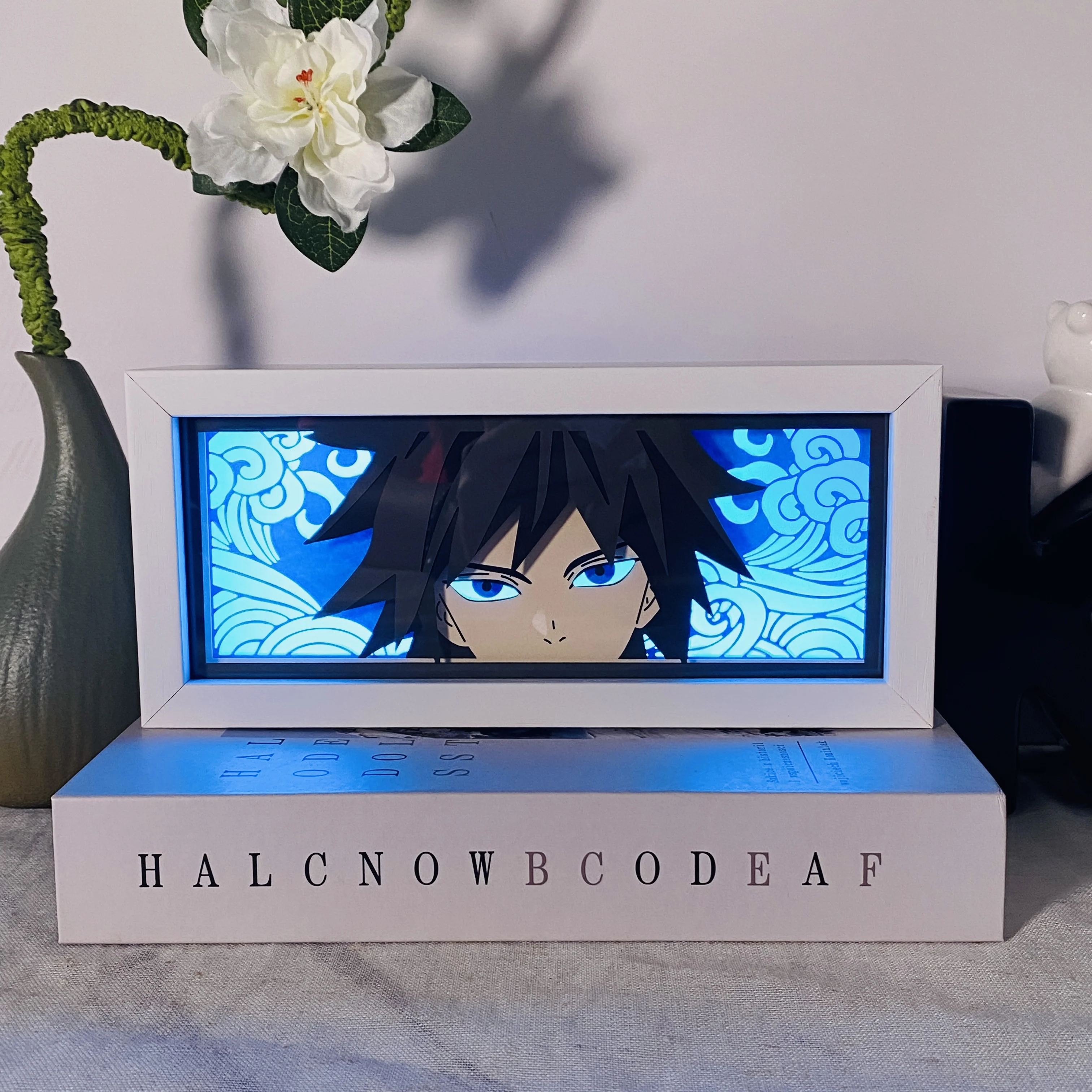 Anime-Paper-Cut-Shadow-Box-Light-Remote-control-model-multiple-colors ...
