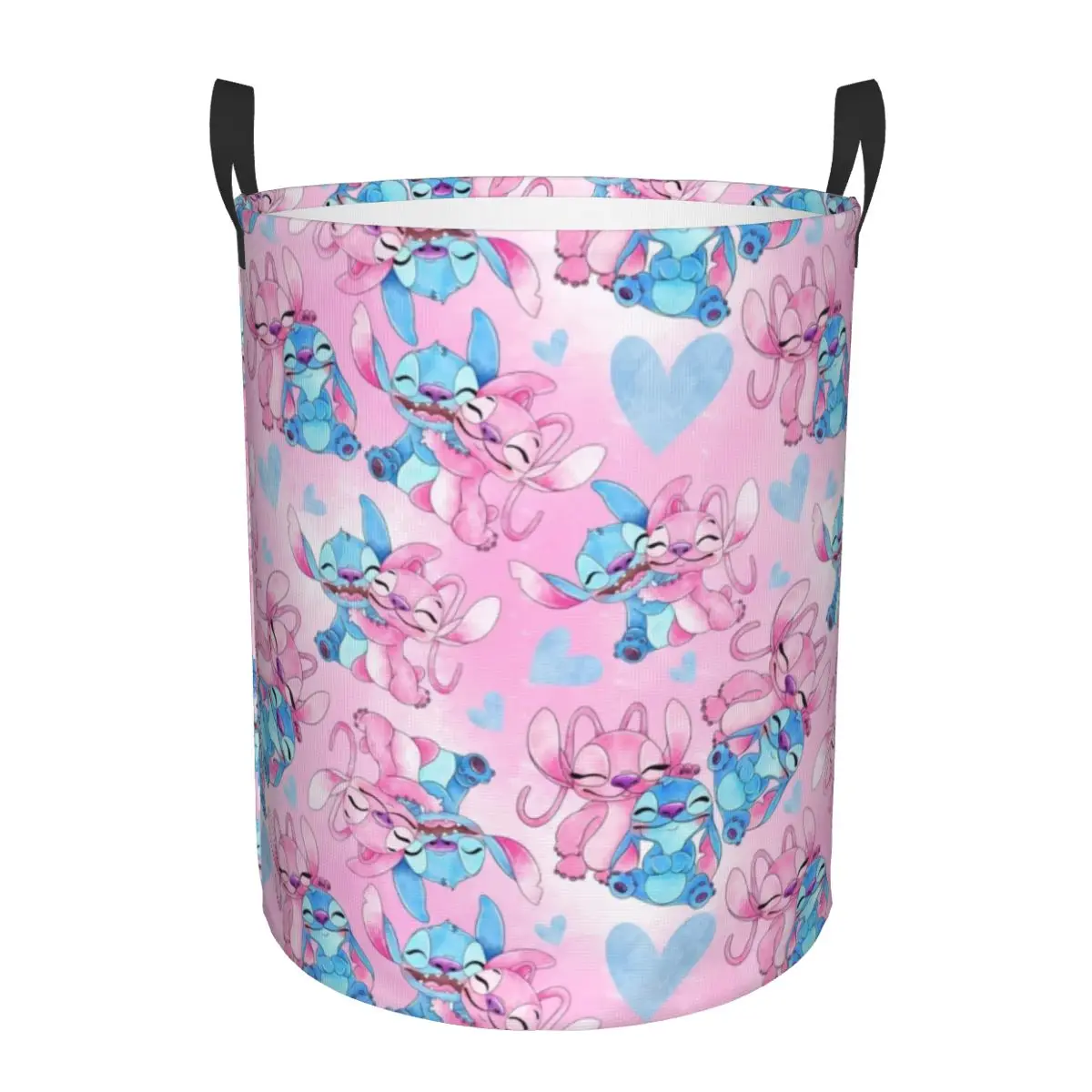 Custom-Disney-Lilo-And-Stitch-Laundry-Hamper-Large-Clothes-Storage ...