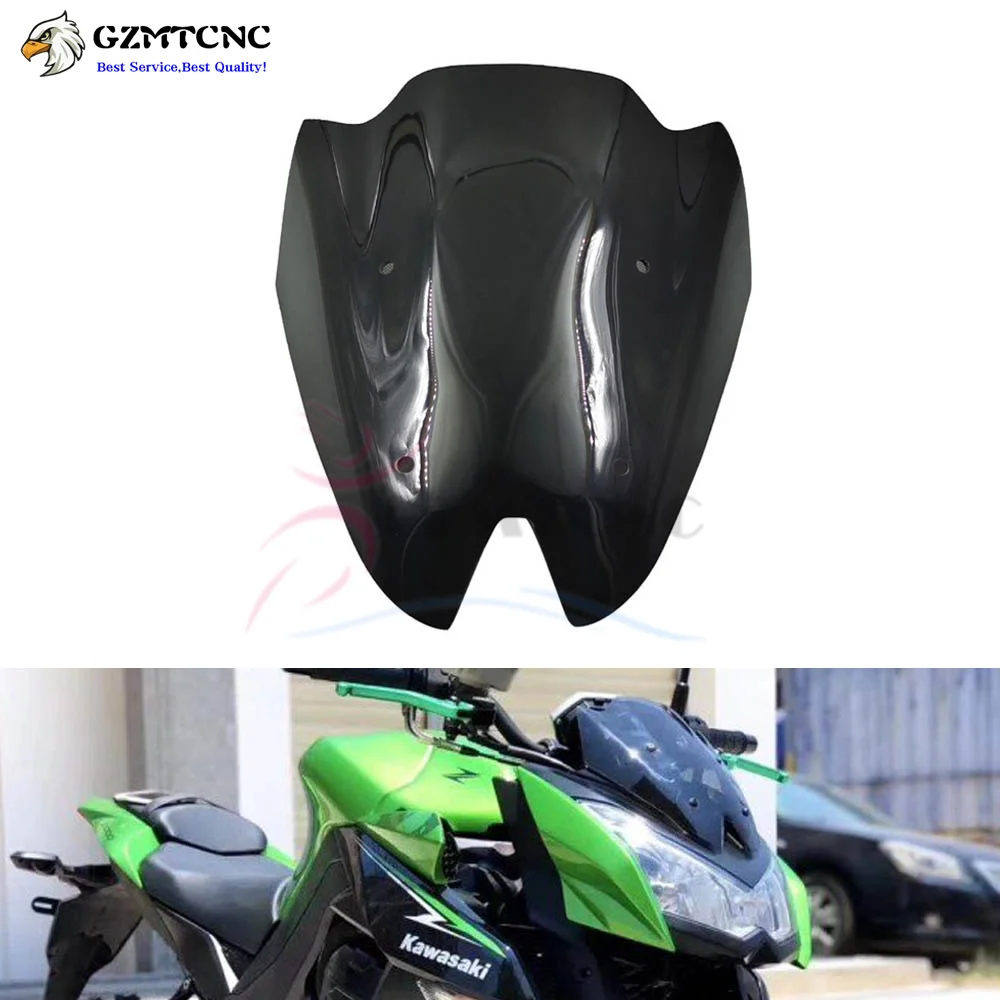 For-Kawasaki-2010-2013-Z-1000-Z1000-Windshield-Motorcycle-Front-Glass ...