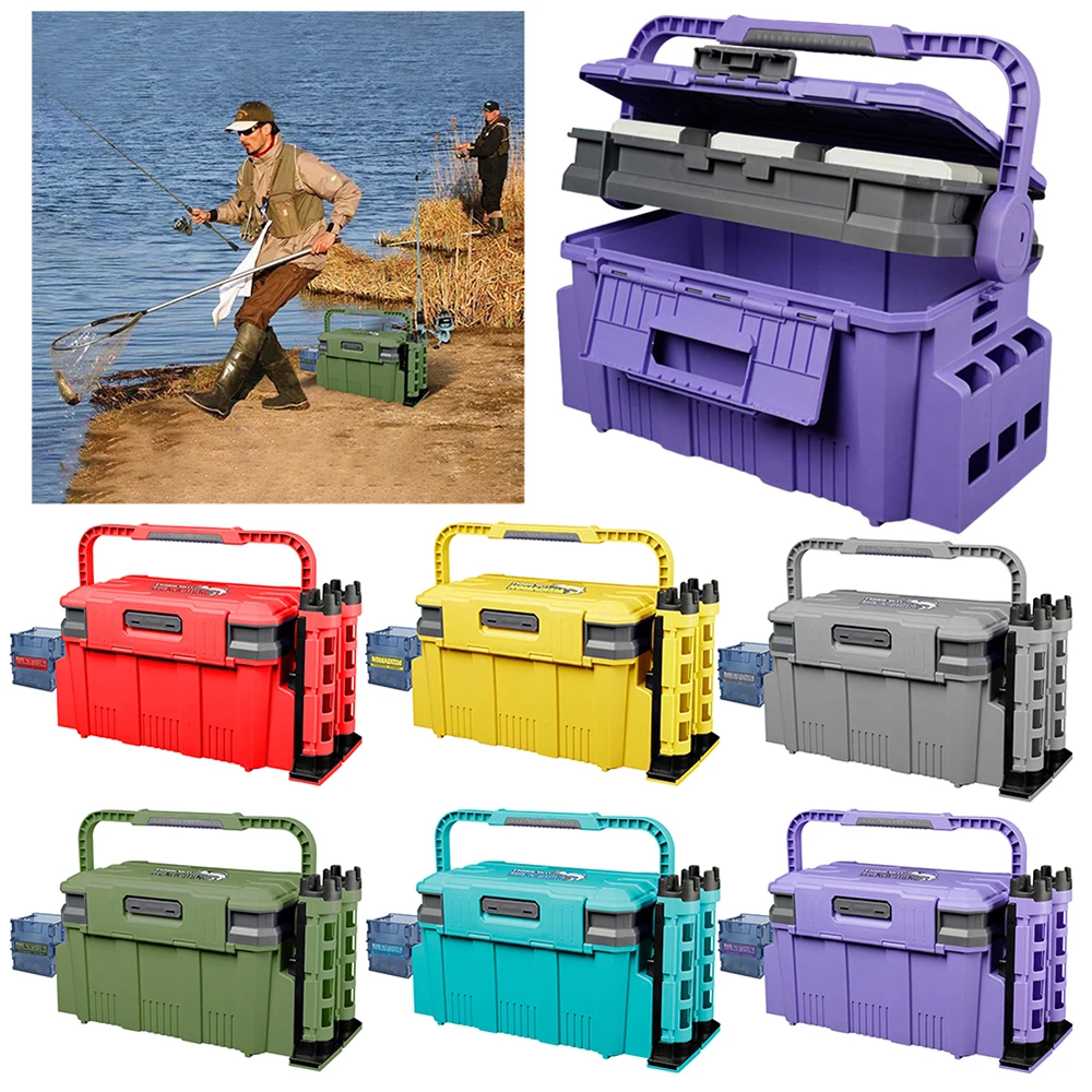 19-5L-Waterproof-Fishing-Lure-Boxe-Fishing-Tackle-Box-Floating-Storage ...