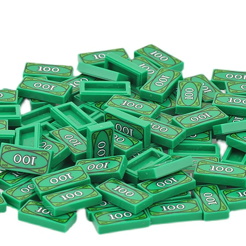 Cash Dollar Bill City Gold Silver Money Coins Brick Treasure chest DIY ...