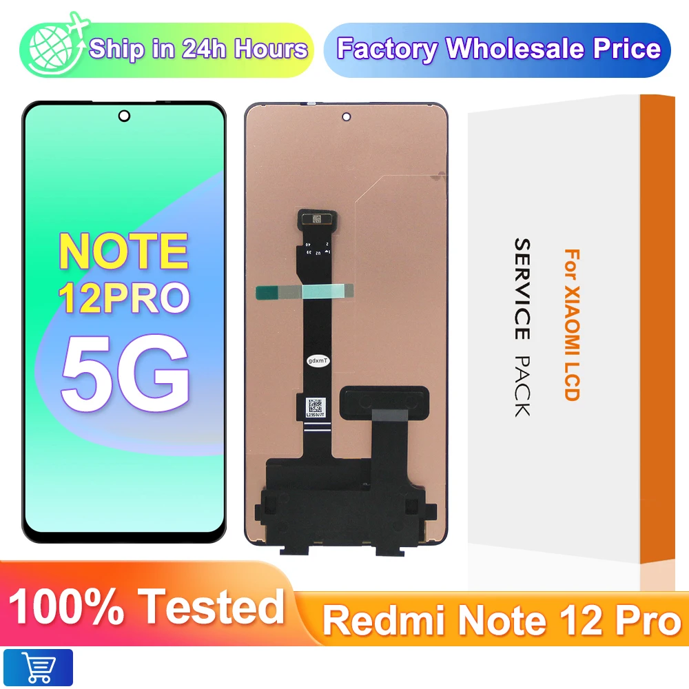 6.67" for Xiaomi Redmi Note 12 Pro 5G LCD Display Touch For Redmi ...
