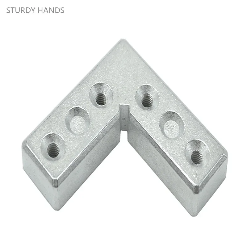 4PCs 90° aluminum frame door angle iron straight connector aluminum ...