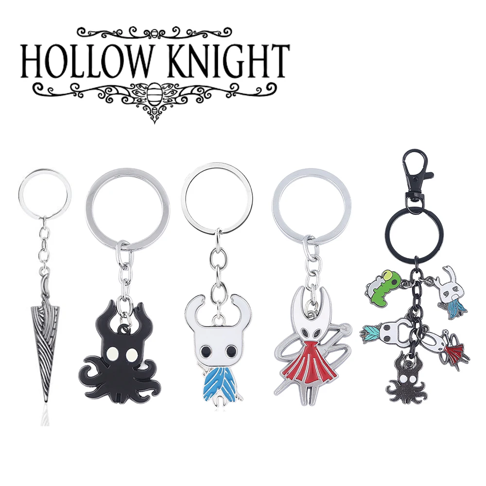 Game-Hollow-Knight-Keychain-Cute-Bone-Nail-Logo-The-Pale-king-Figure ...