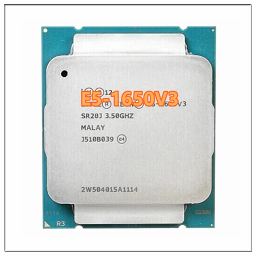 Xeon CPU E5 1650V3 SR20J, 3,50 GHz, 6 núcleos, 15M, LGA2011 3, E5 1650, V3, versión oficial, E5 ...