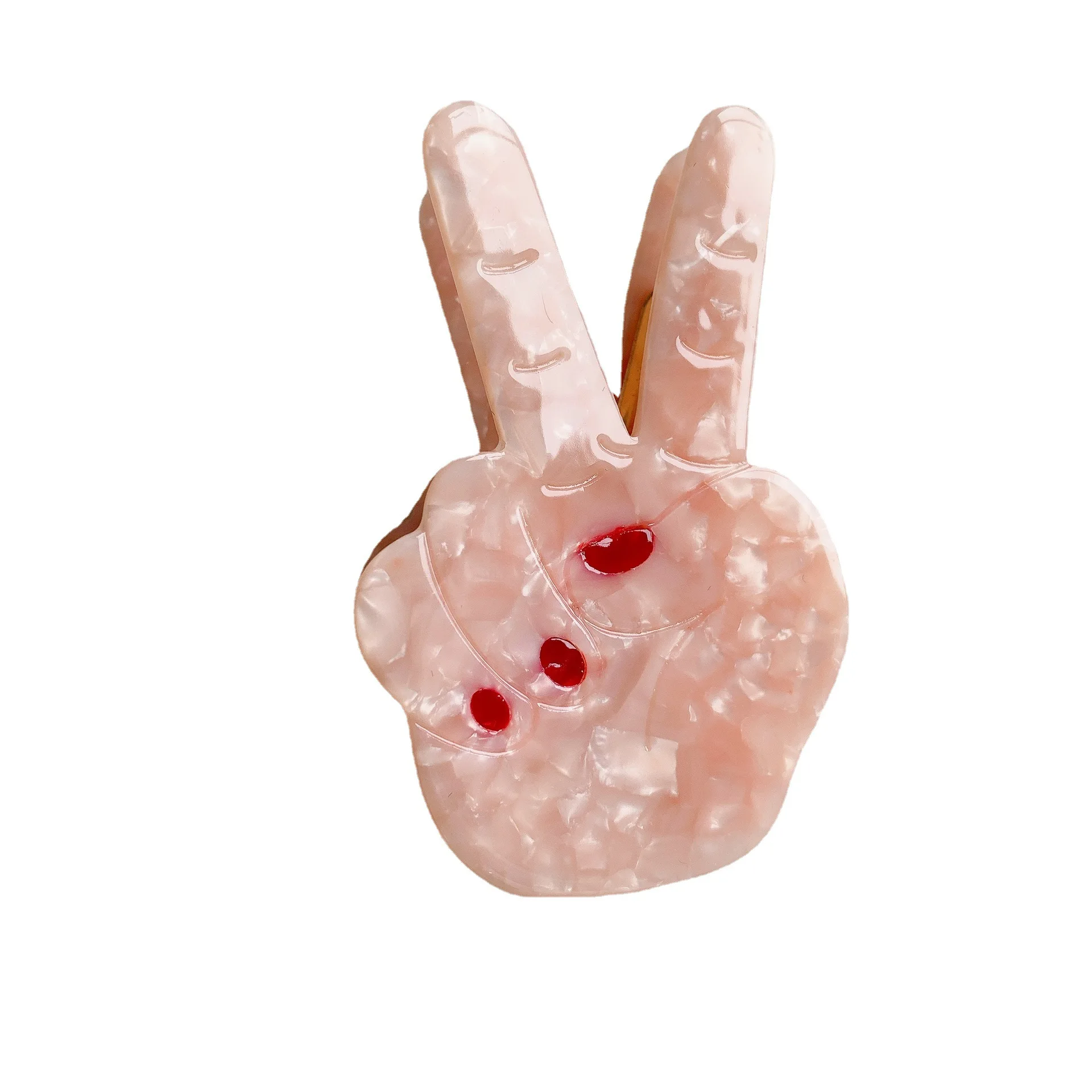 Sparkly Pink Peace Sign