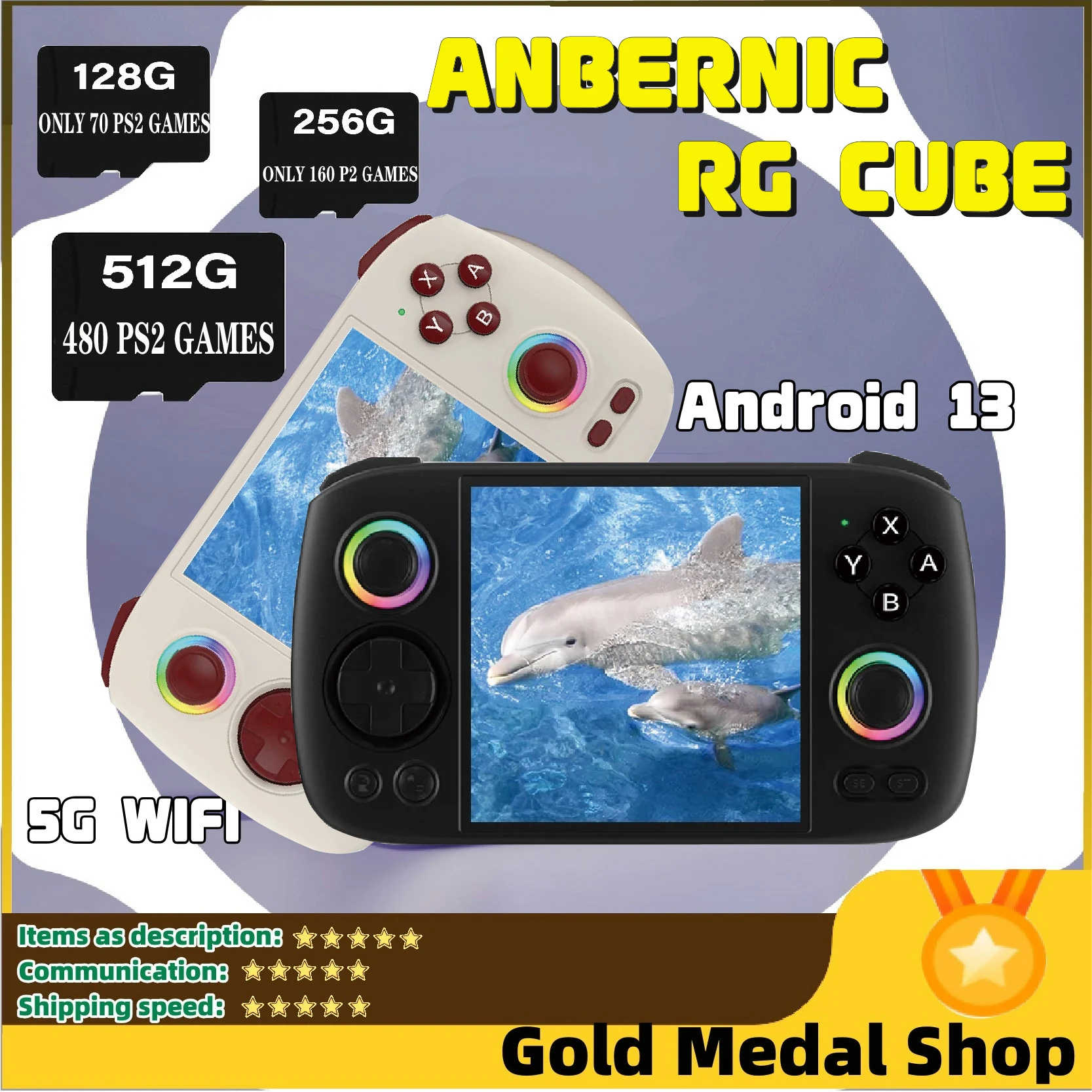 ANBERNIC-RG-CUBE-Video-Handheld-Game-Console-Android-13-3-95-INCH ...