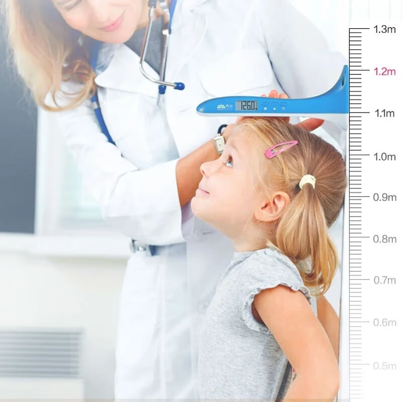 Stadiometer With Weighing Scale Portable Ultrasound Body Height ...