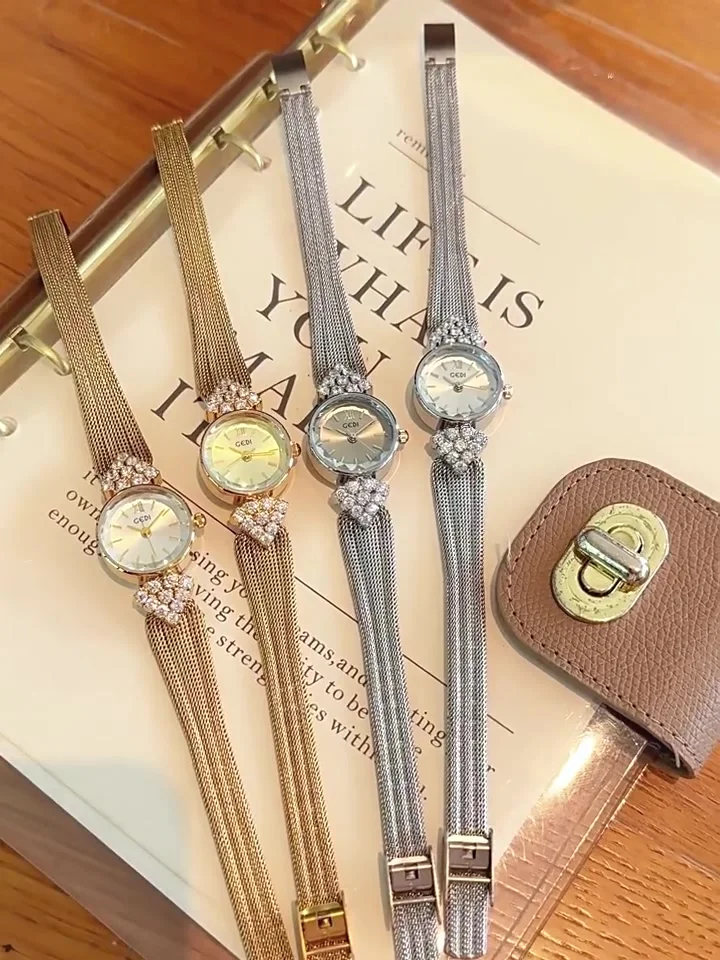 Элегантные кварцевые женские часы 51188 | AliExpress