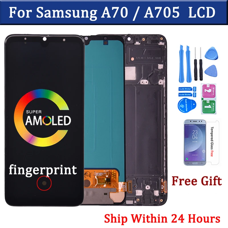 Super-Amoled-For-Samsung-A70-Display-A705-A705FN-A705YN-A705F-A705GM ...