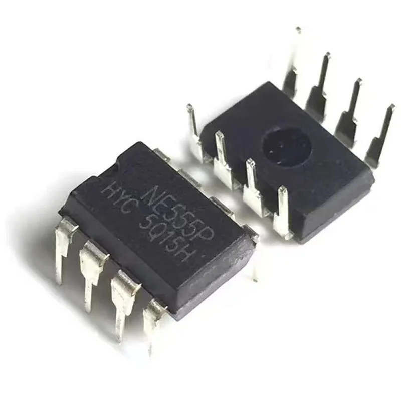 50PCS-NE555-NE555P-NE555N-single-high-precision-timer-chip-programming-oscillator-timer-in-line ...