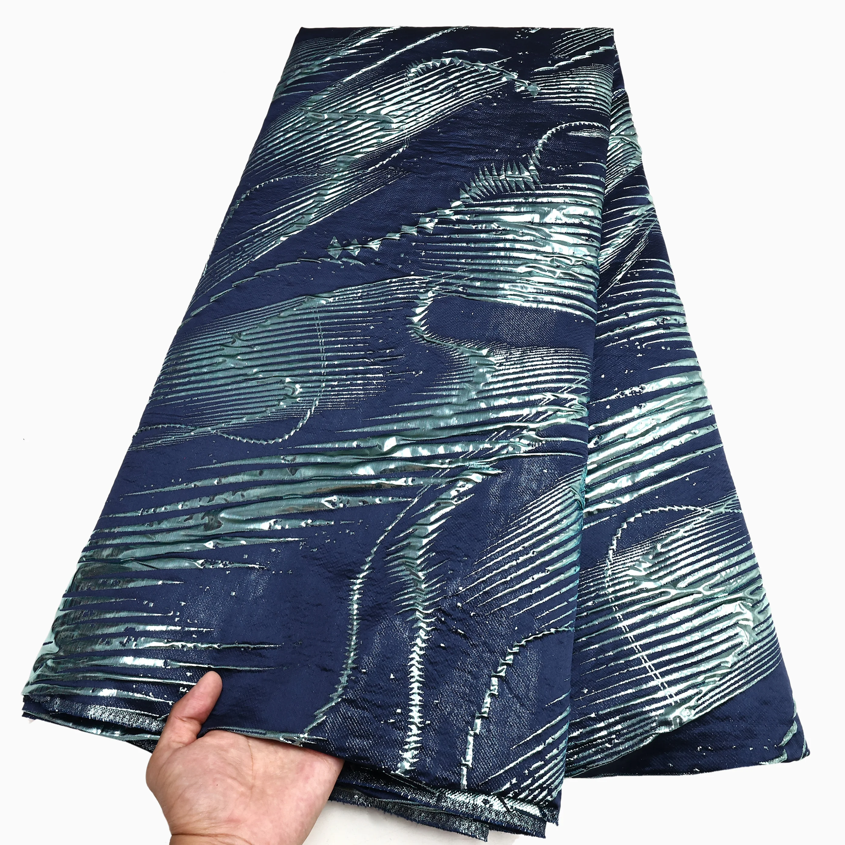 New-Brocade-Lace-Fabric-With-Embroidery-African-Brocade-Jacquard-Lace ...