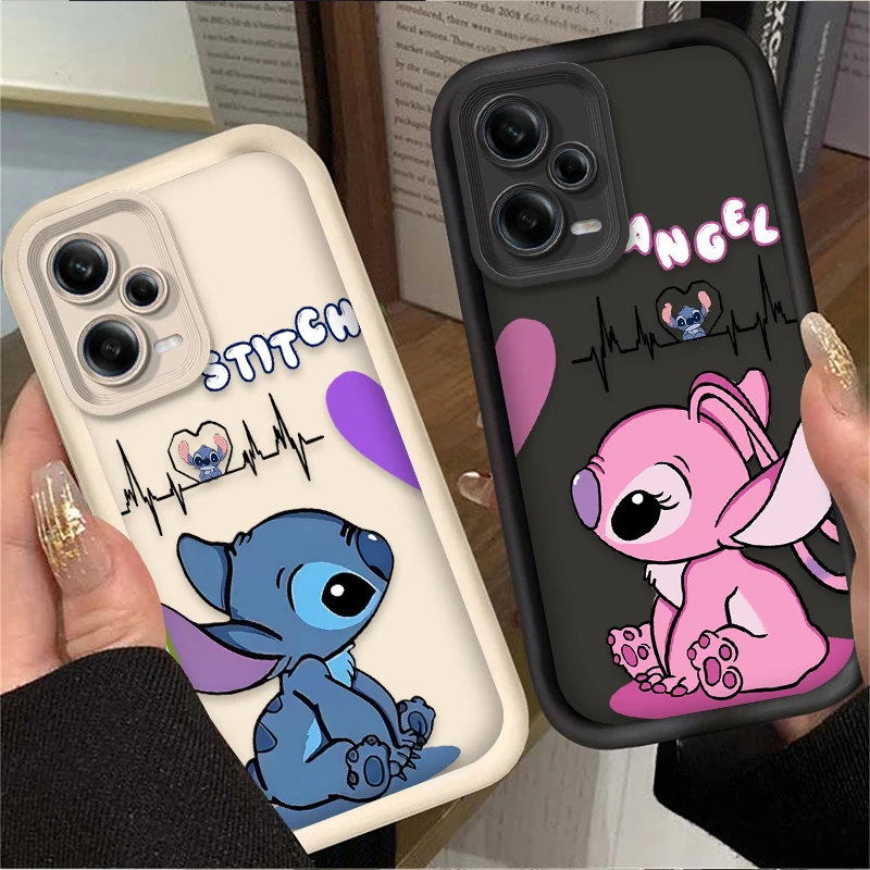 Lovely-Disney-Stitch-Phone-Case-For-Xiaomi-Redmi-Note-11-12-13-Pro-Plus ...