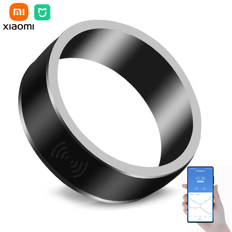Xiaomi-Mijia-NFC-Smart-Ring-Ip68-Waterproof-Electronic-Bluetooth-Ring-Solar-Ring-IC-ID ...