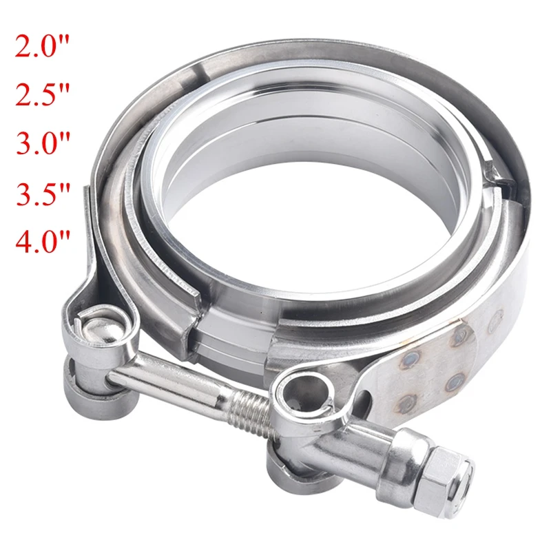 V-Band-Clamp-Male-Female-Exhaust-Flange-304-Stainless-Steel-Turbo ...