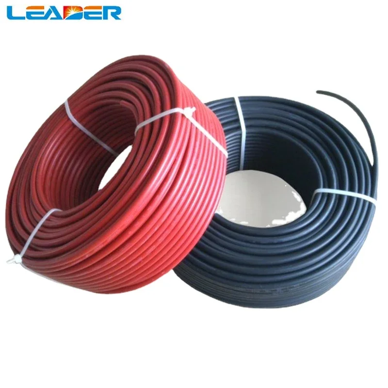 LEADER-50-Meters-Roll-PV-Cable-6mm2-10AWG-Solar-Cable-Red-or-Black-Pv ...