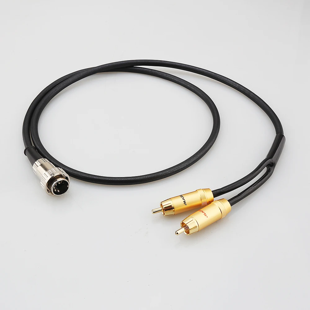 NAIM-5-Pin-Din-Twist-Locking-connector-to-Stereo-RCA-Phono-Cable-Stereo ...