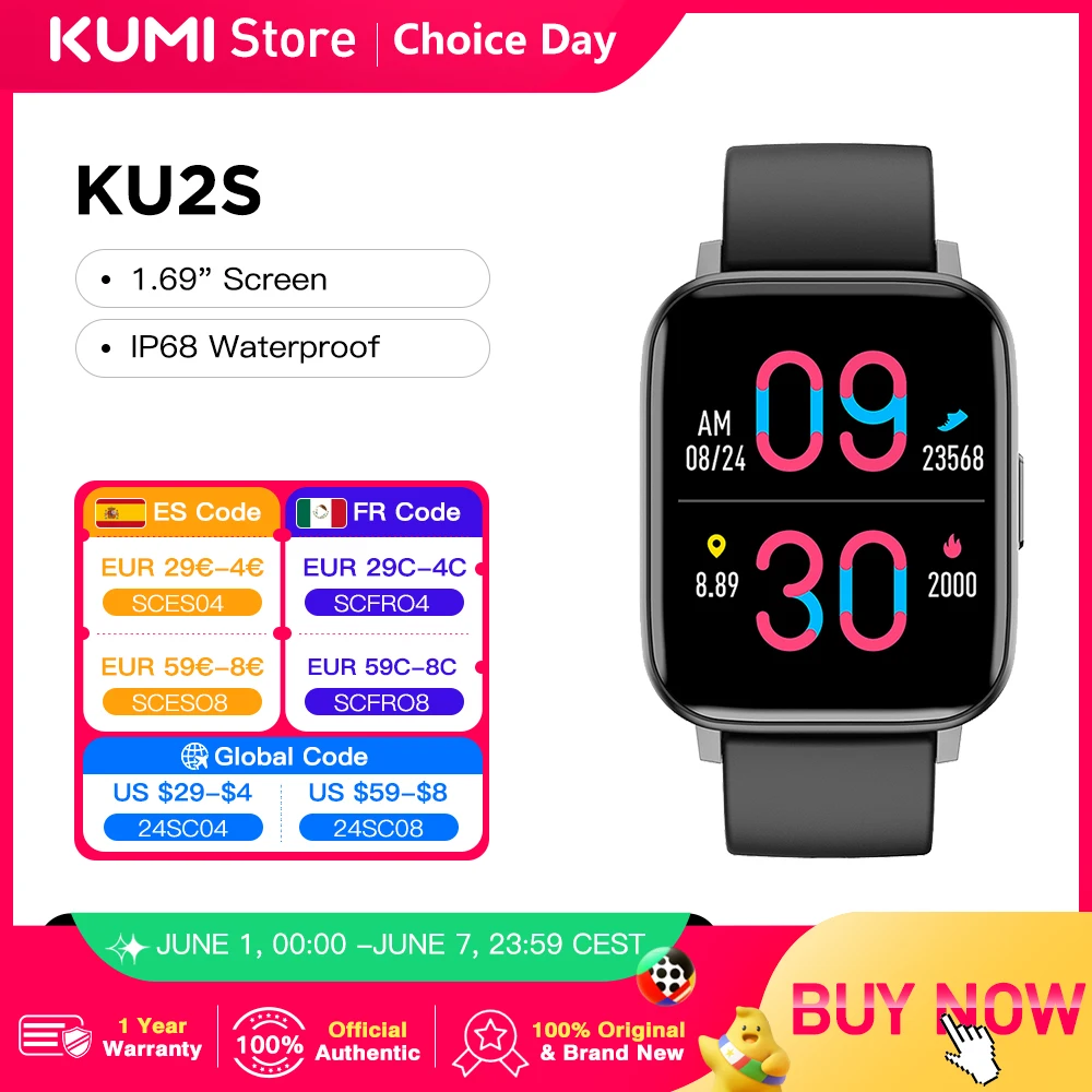 KUMI-KU2S-1-69Inch-Dual-Curved-Screen-Men-Smart-Watch-Fitness-Heart ...
