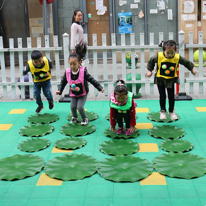 Sensory Training Tools Soft Lotus Leaf Pad Frog Jumping Foam Field ...