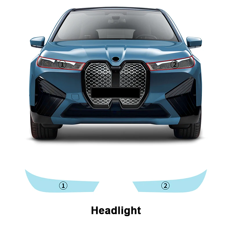 Anti-Scratch-stickers-BMW-IX-i20-2022-2023-Transpare-Headlight-Rearview ...