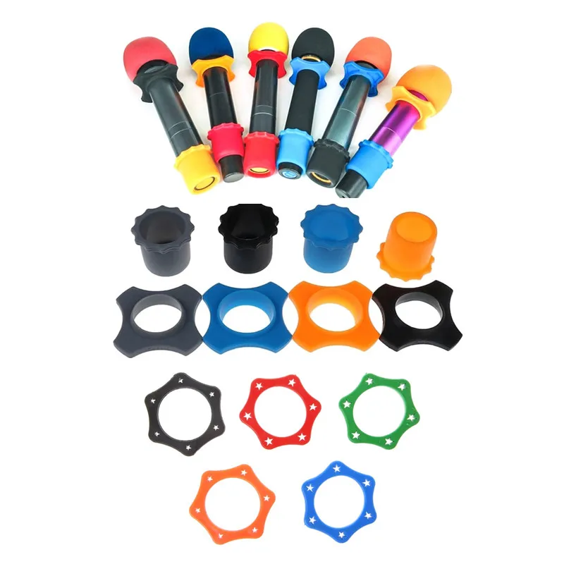 Shakeproof-Silicone-Wireless-Handheld-Microphone-Holder-Anti-Rolling ...