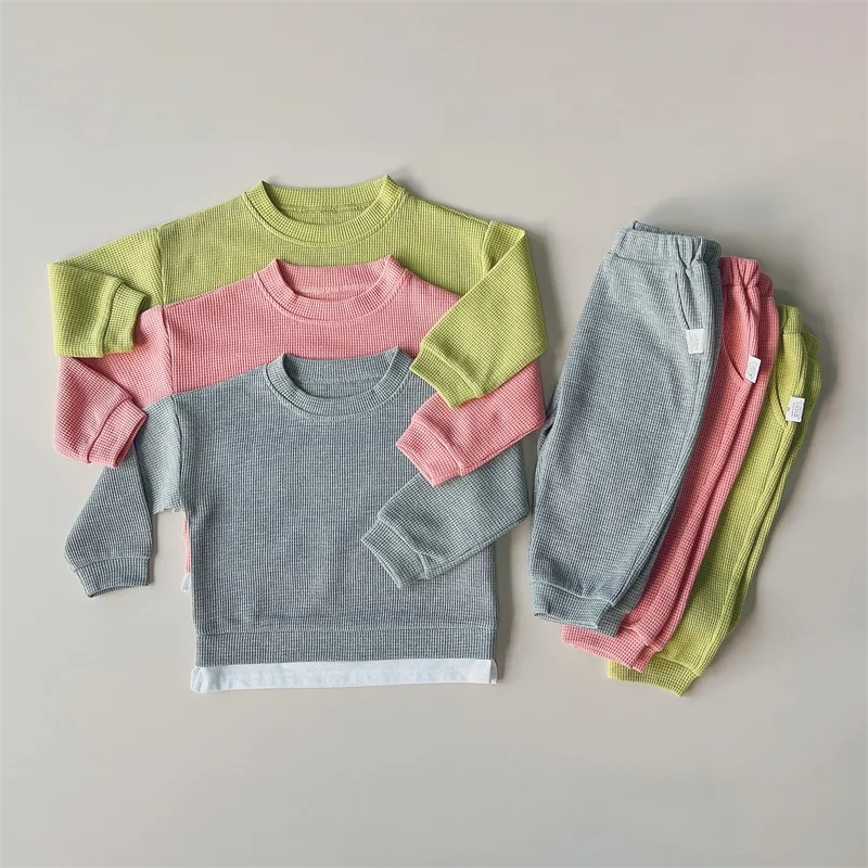 Cotton Tops+pants Clothes Outfits | Spring Children Clothing Set ...