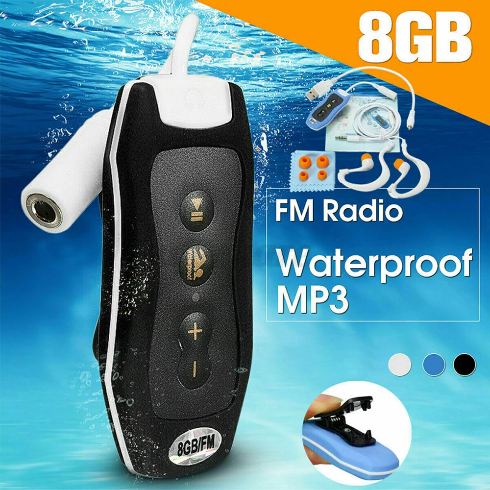 Mini-MP3-Music-Player-IPX8-Waterproof-Rechargeable-with-Vedio-Media-4G ...