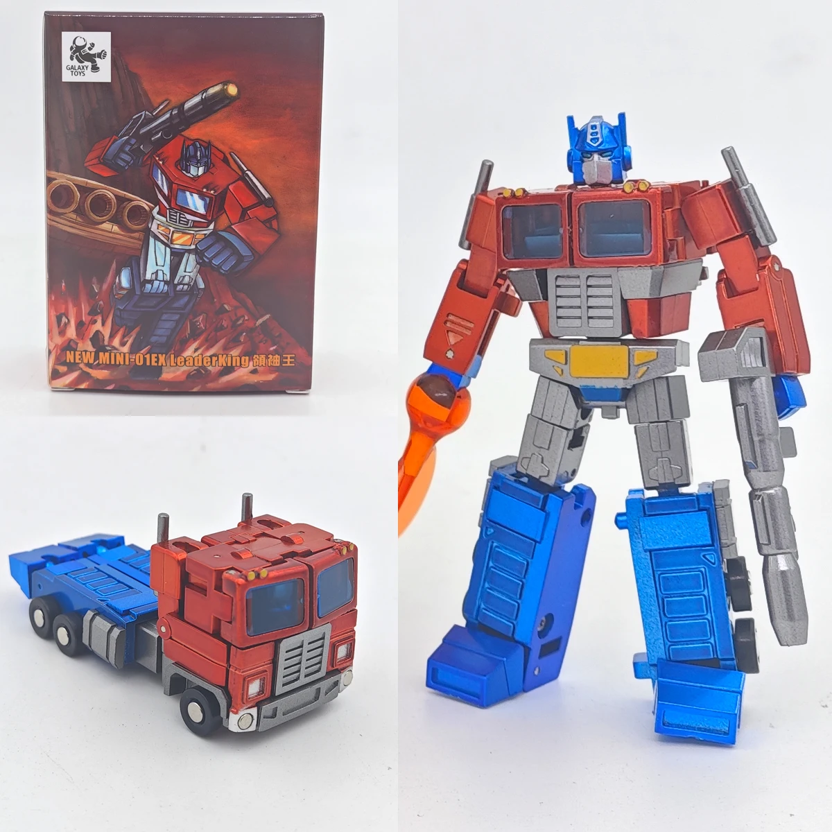 [IN STOCK] Galaxy Toys Transformation Mini01EX 7cm Mini01 EX Metallic ...