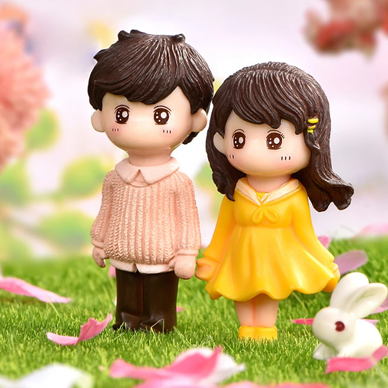 Lover Figures Couple Miniature People Boy Girl Model Princess Fairy ...