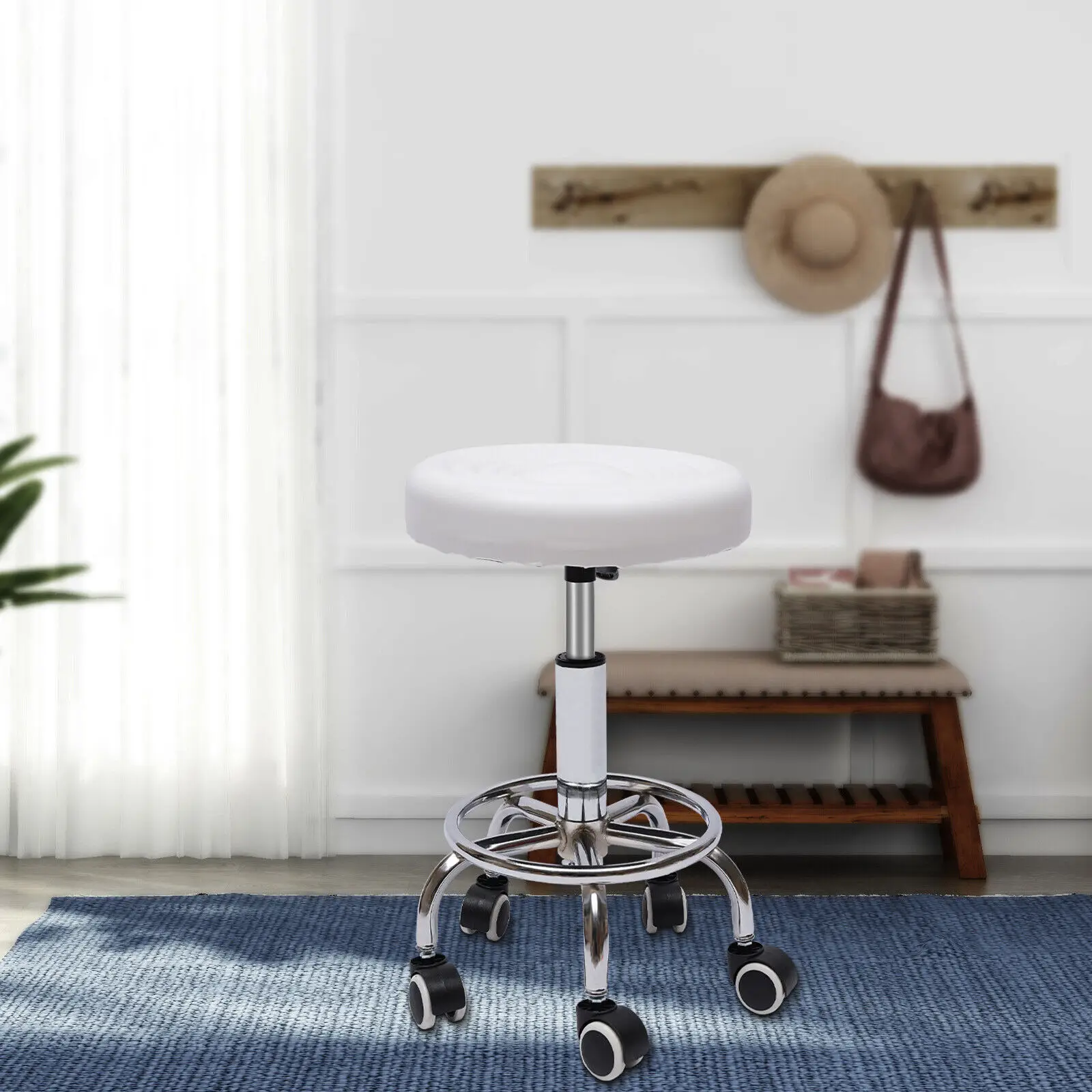 Hydraulic-Stool-with-Adjustable-Height-for-Salon-Bars-Home-Office ...